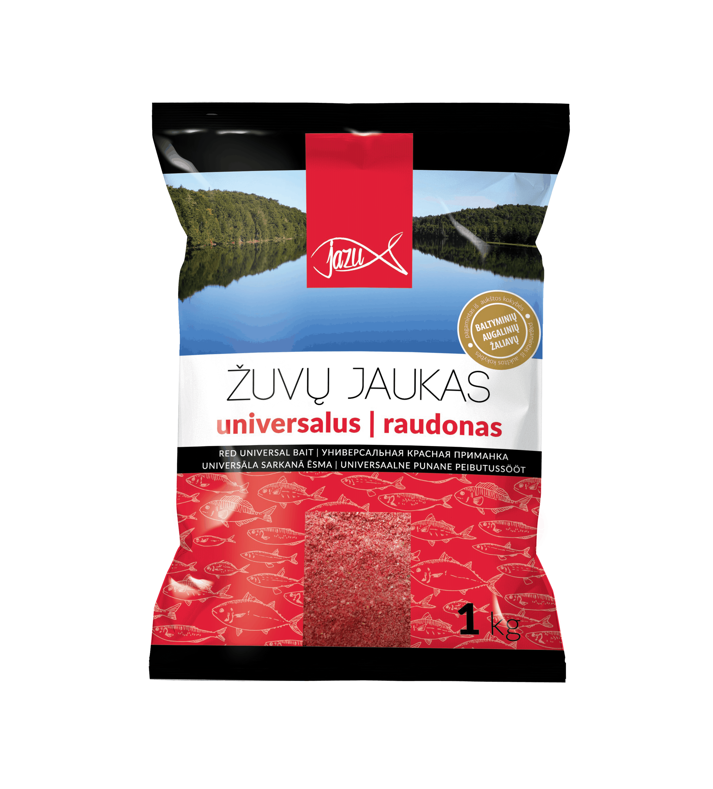 Jaukas žuvims JAZU UNIVERSALUS RAUDONAS – Joniškio Grūdai